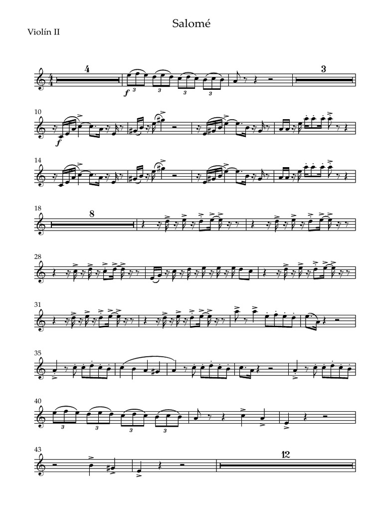Salomé Violin2 | PDF