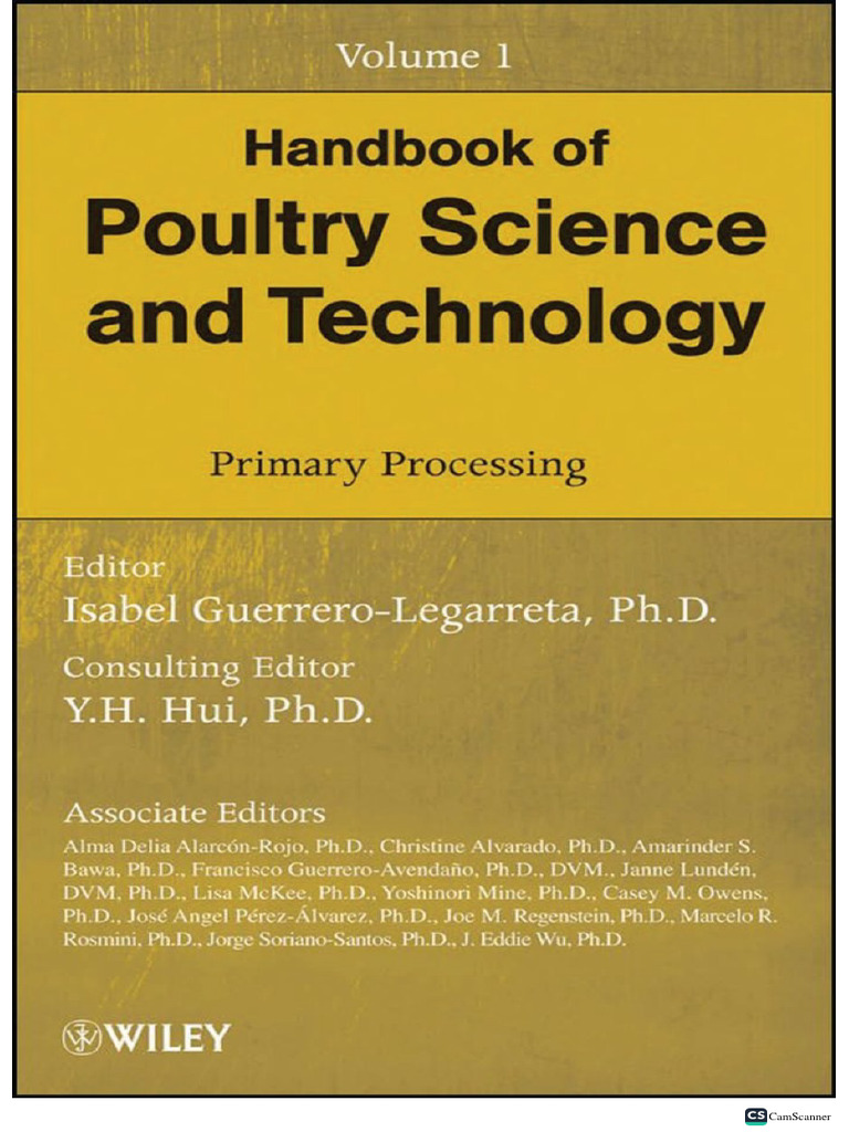 Handbook of Poultry Science and Technology | PDF