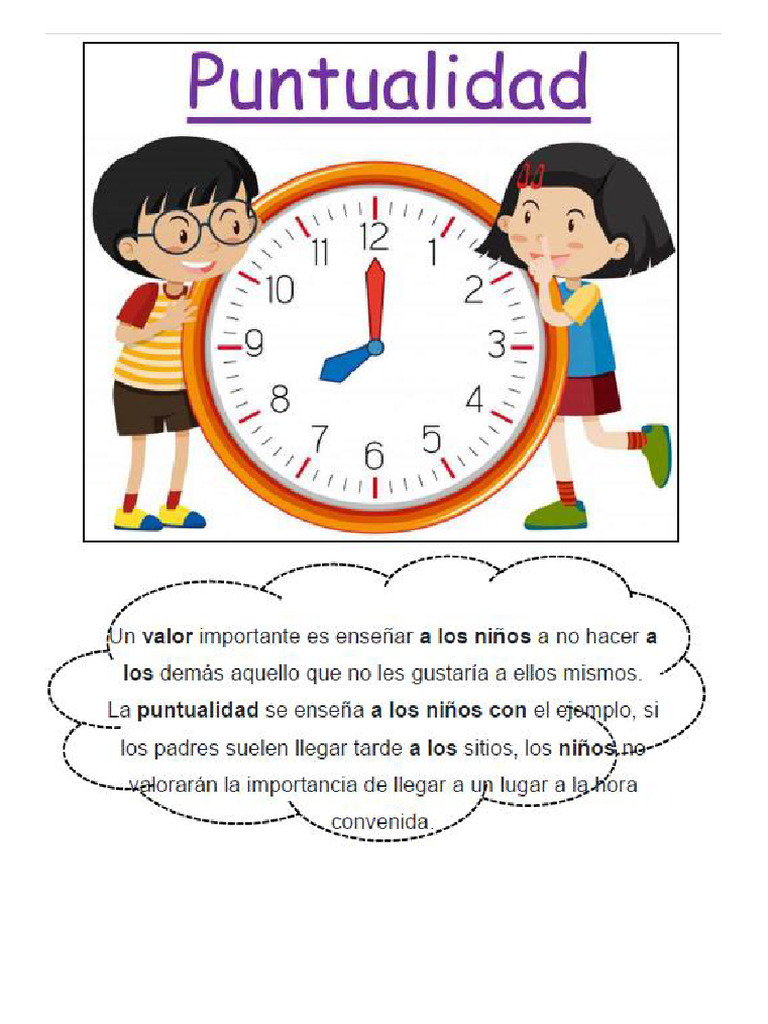 La Puntualidad | PDF La Puntualidad | PDF
