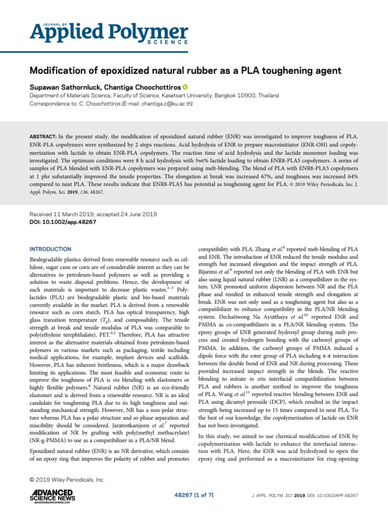 10 1002@app 48267 | PDF | Copolymer | Polymers