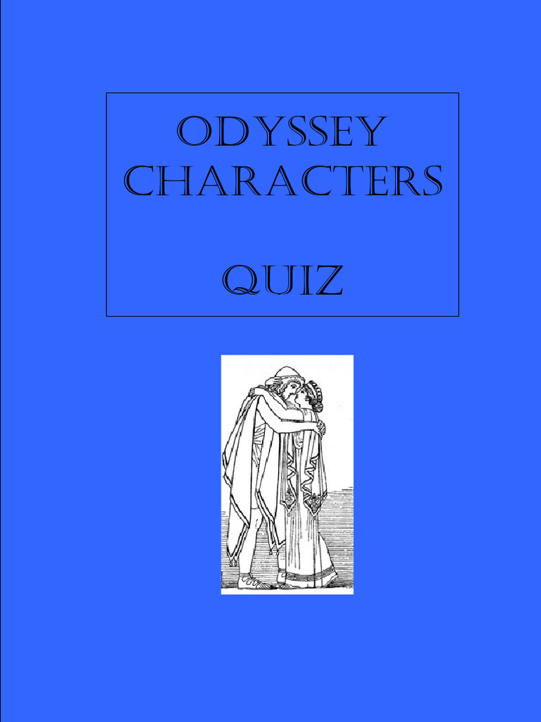 Homer Odyssey Characters Quiz | PDF | Odyssey | Odysseus