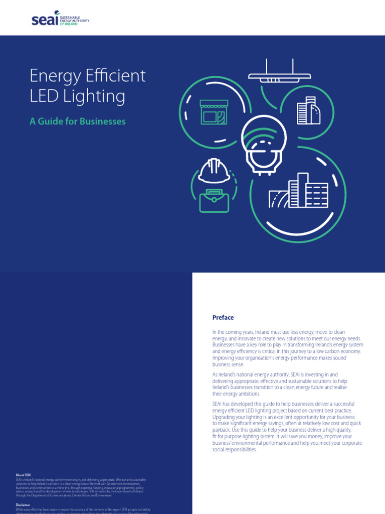 Energy Efficient LED Lighting Guide | PDF | Lighting | Efficient Energy Use