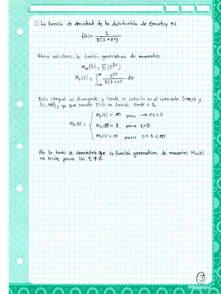 Ejemplo de Teorema de Cauchy | PDF Ejemplo de Teorema de Cauchy | PDF