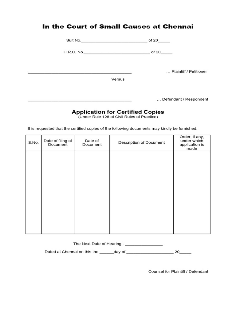 Copy Application Pdf Lawsuit Common Law