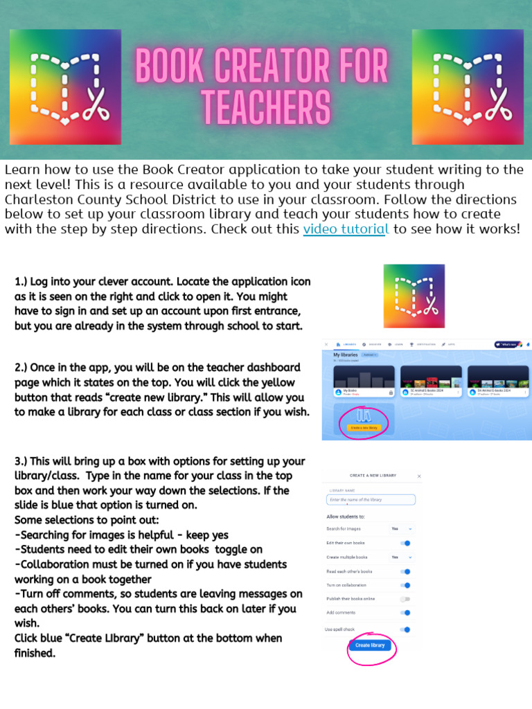 Book Creator For Teachers | PDF | Page Layout | Books