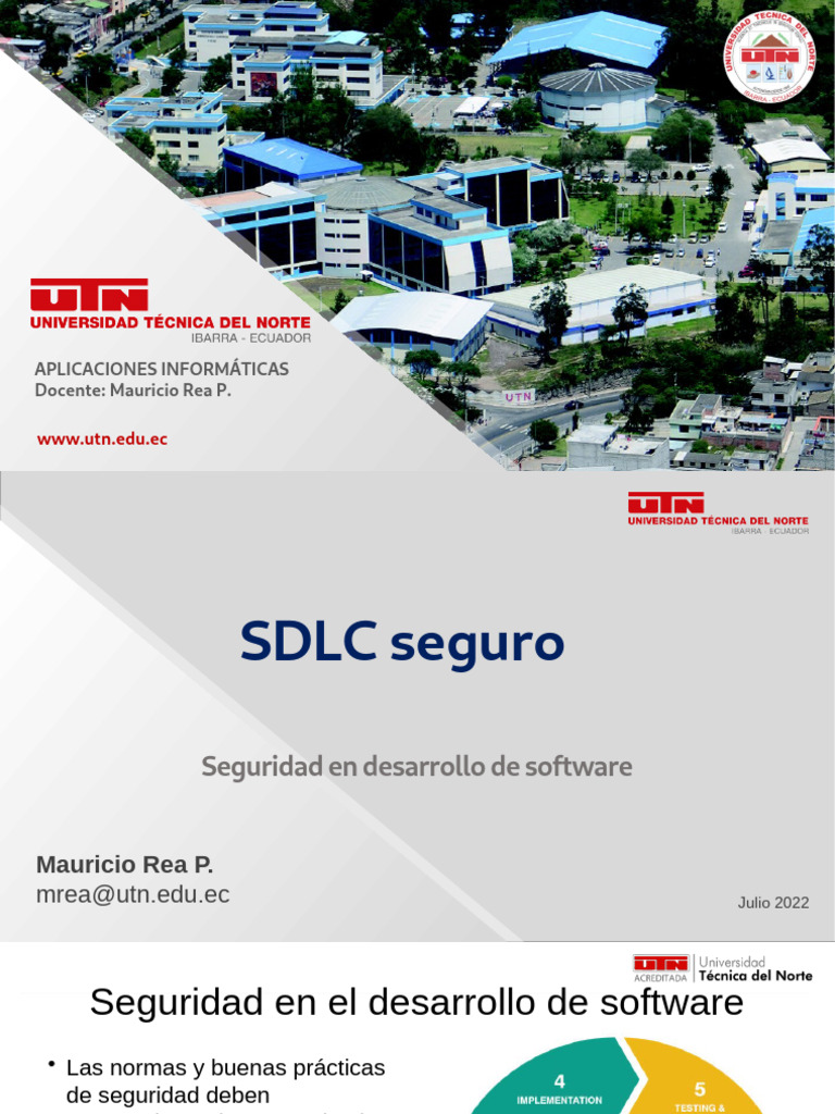 04 SDLC Seguro | PDF | Software | Ingeniería de software