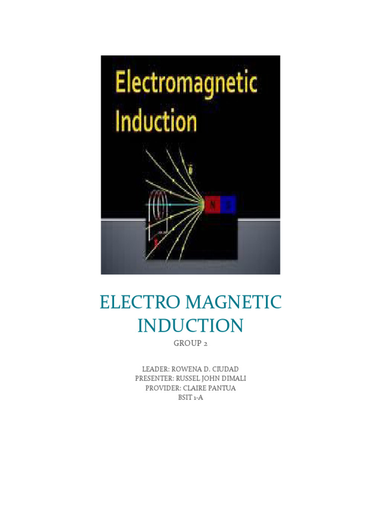 Electromagnetic Induction Project | PDF