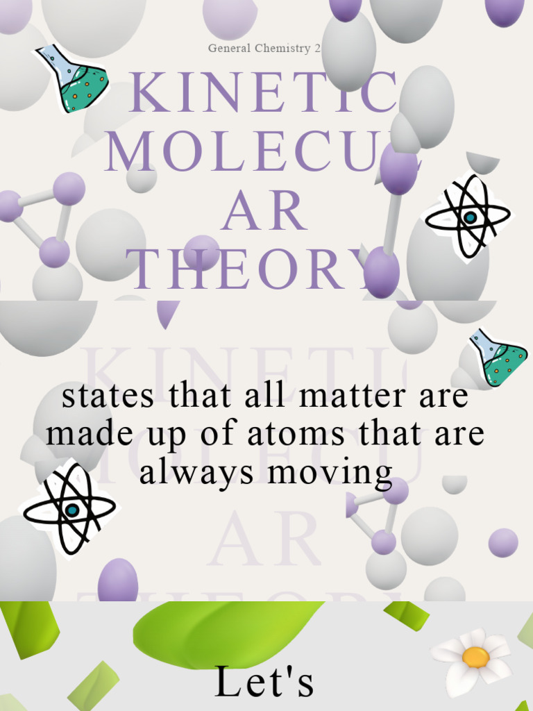 Kinetic Molecular Theory | PDF | Gases | Temperature