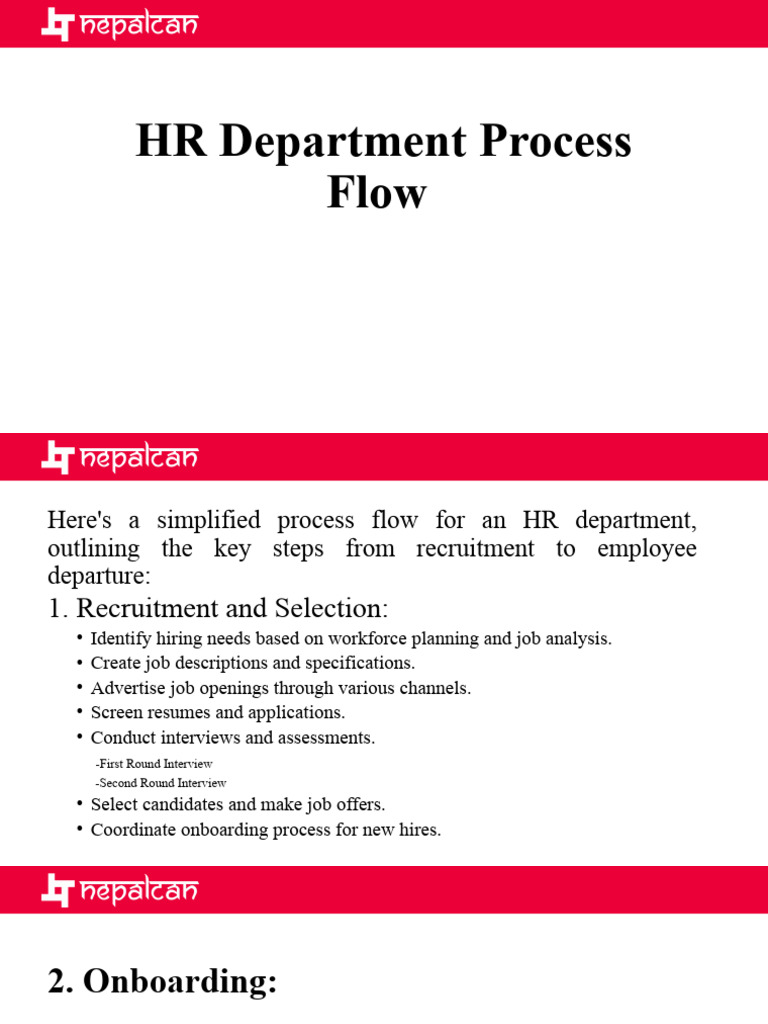 HR Process Flow | PDF | Payroll | Employment