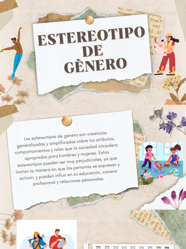 Estereotipo de Genero | PDF | Prejuicio y discriminación | Discriminación
