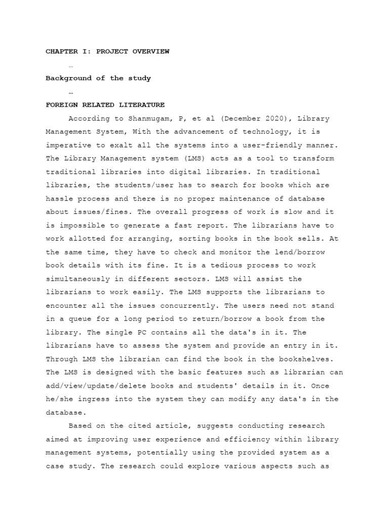 Example | PDF | Libraries | Librarian