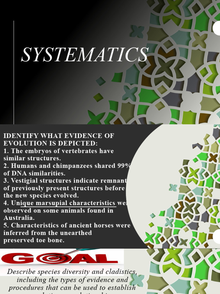 Systematics | PDF | Phylogenetic Tree | Taxonomy (Biology)
