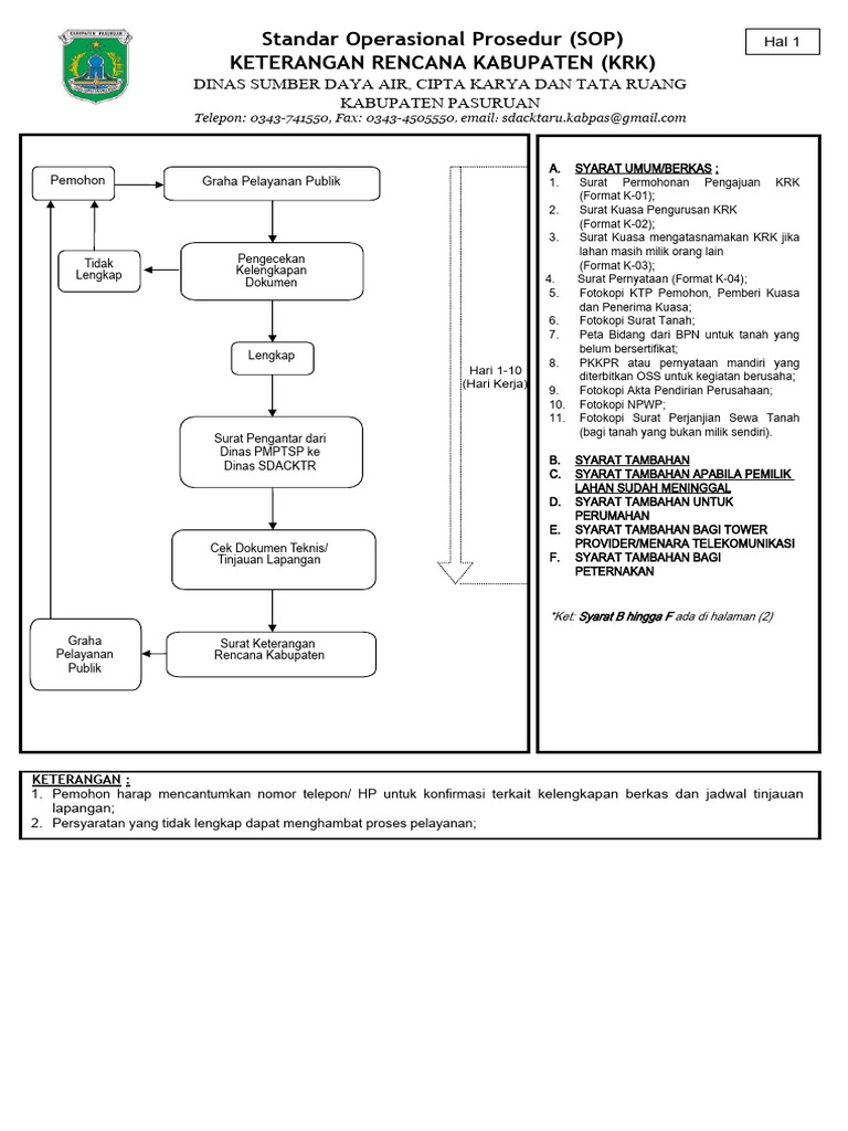 SOP Pengajuan KRK Yayasan Pendidikan | PDF