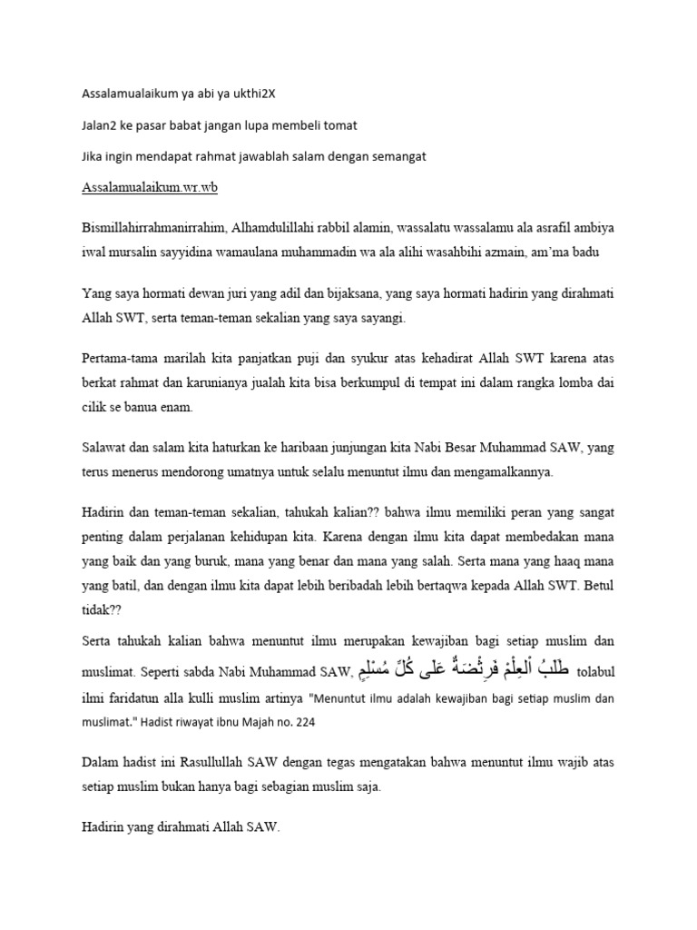 Dai Cilik Hasna | PDF | Gaya Hidup