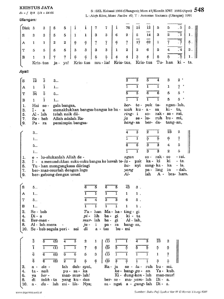 Lagu2 Minggu Palma 24 Mar 2024 PKL 0900 | PDF