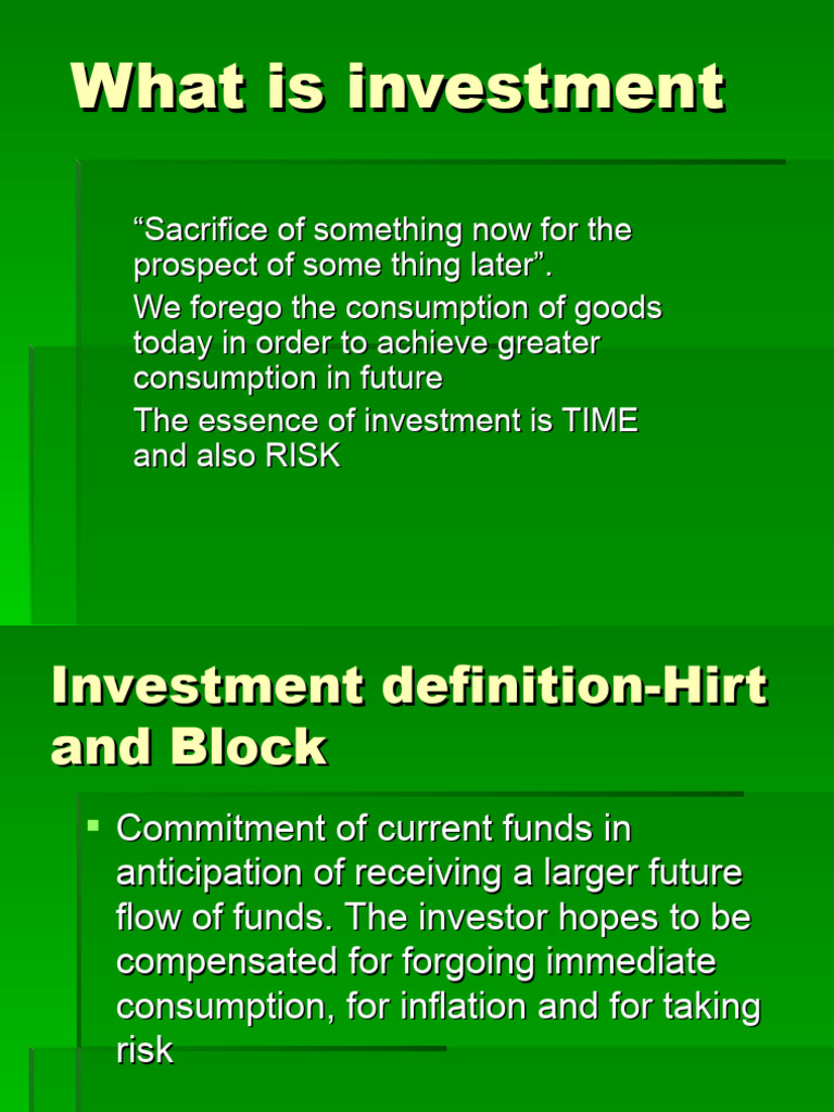 Investment Introduction | PDF | Investing | Stocks