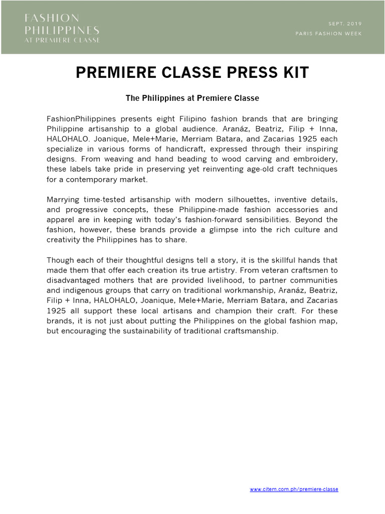 The-Philippines-at-Premier | PDF | Philippines | Jewellery