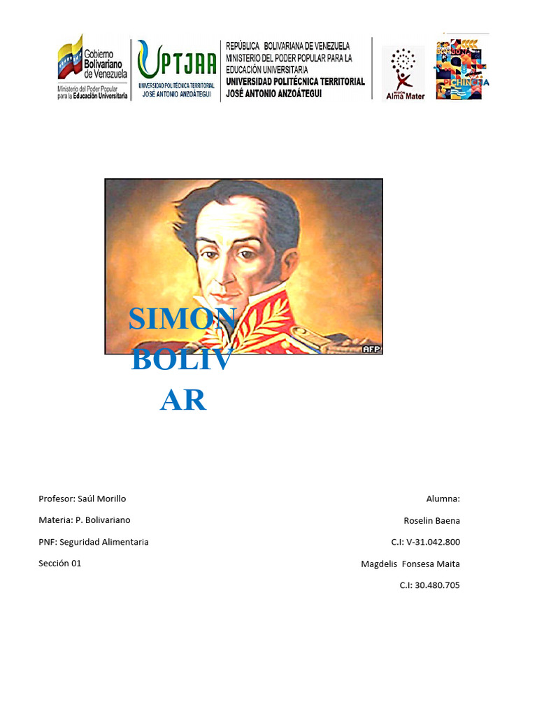 Simon Bolivar | PDF | Venezuela