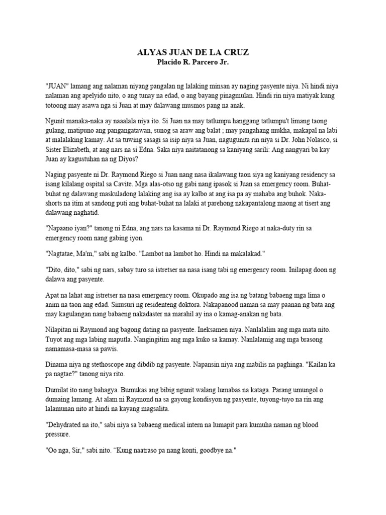 Alyas Juan de La Cruz | PDF