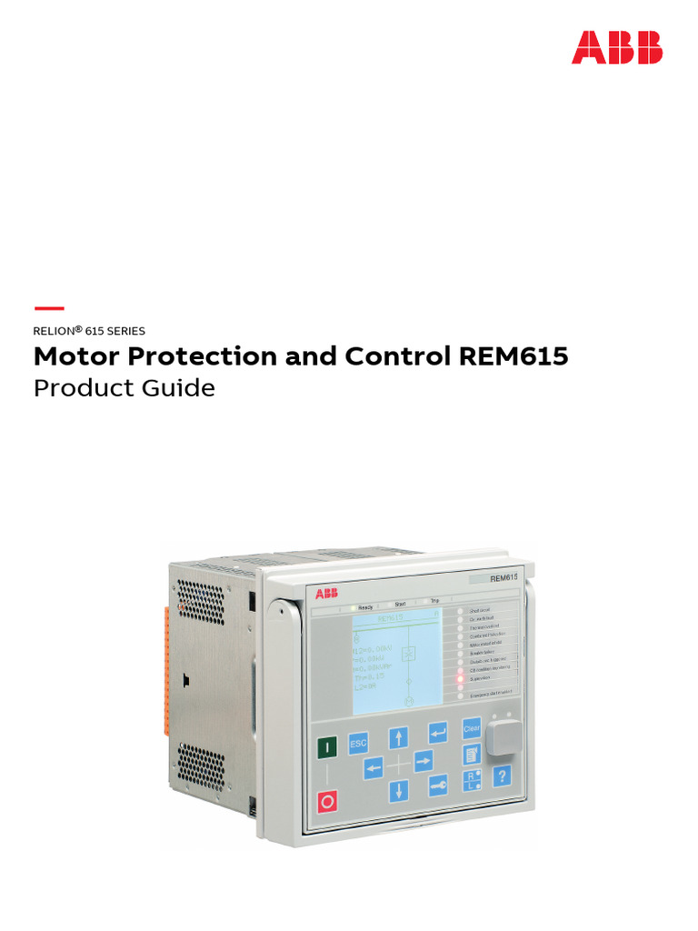 REM615 PG 756890 ENp | PDF | Electromagnetic Compatibility | Relay