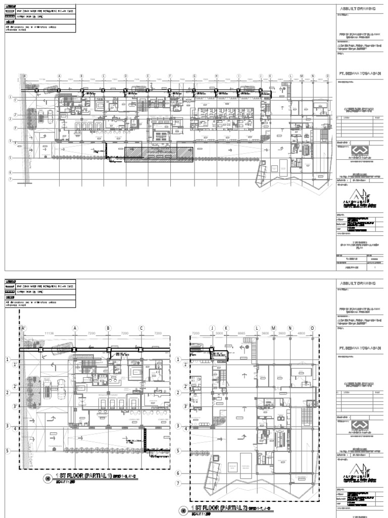 Asb (1ST Floor) Rain Water Pipe Installation Plan R0 Oke | PDF