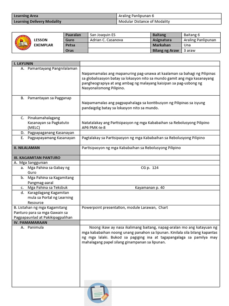 Ap 6 Q1 Melc-5-2-Adrian-C.-Casanova | PDF