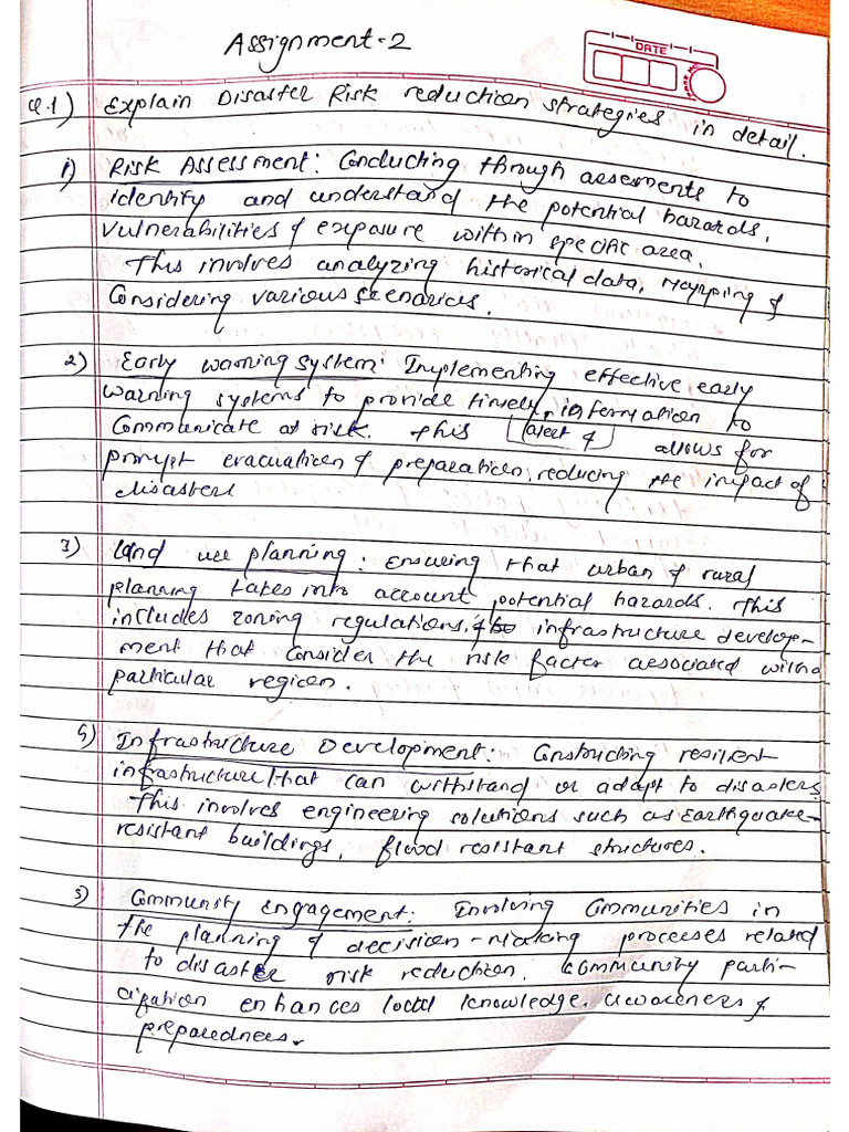 Disaster Management Assg 2 | PDF