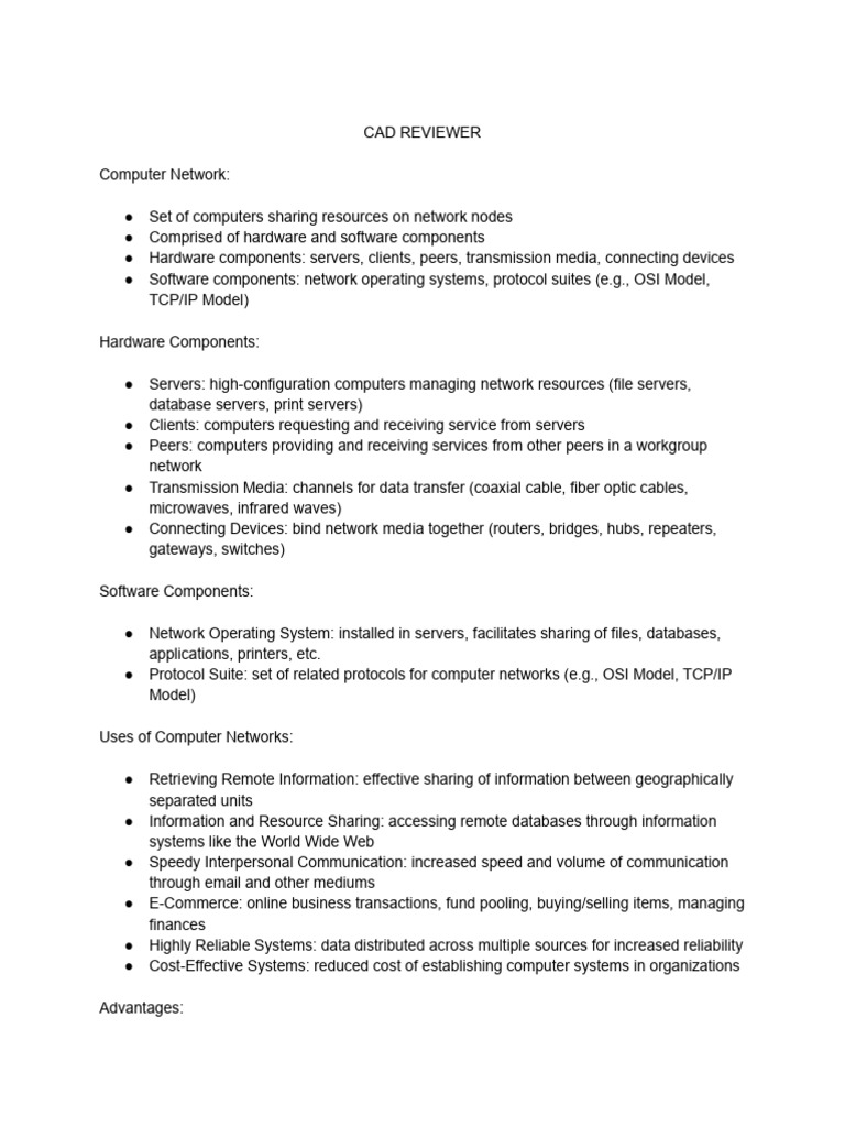 Cad Reviewer | PDF | Computer Network | Network Switch Cad Reviewer | PDF | Computer Network | Network Switch