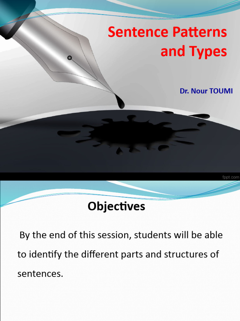 Sentence Patterns | PDF | Verb | Subject (Grammar)