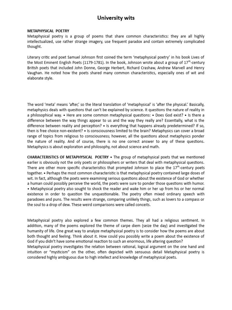 Metaphysical | Download Free PDF | Metaphysics