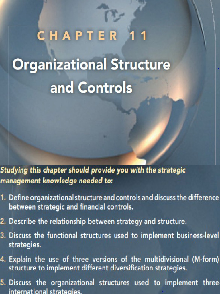 Lecture 11 | Download Free PDF | Strategic Management | Organizational ...