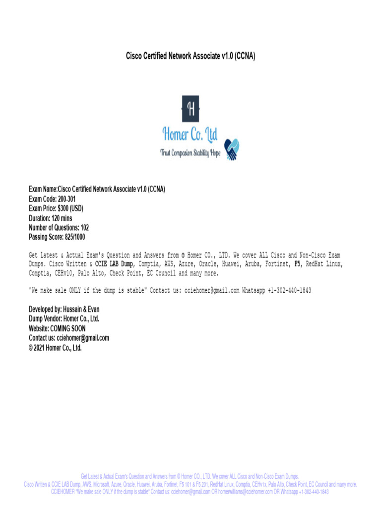 CCNA 200-301 Sept 2023-v1.2 | PDF | Computer Network | I Pv6