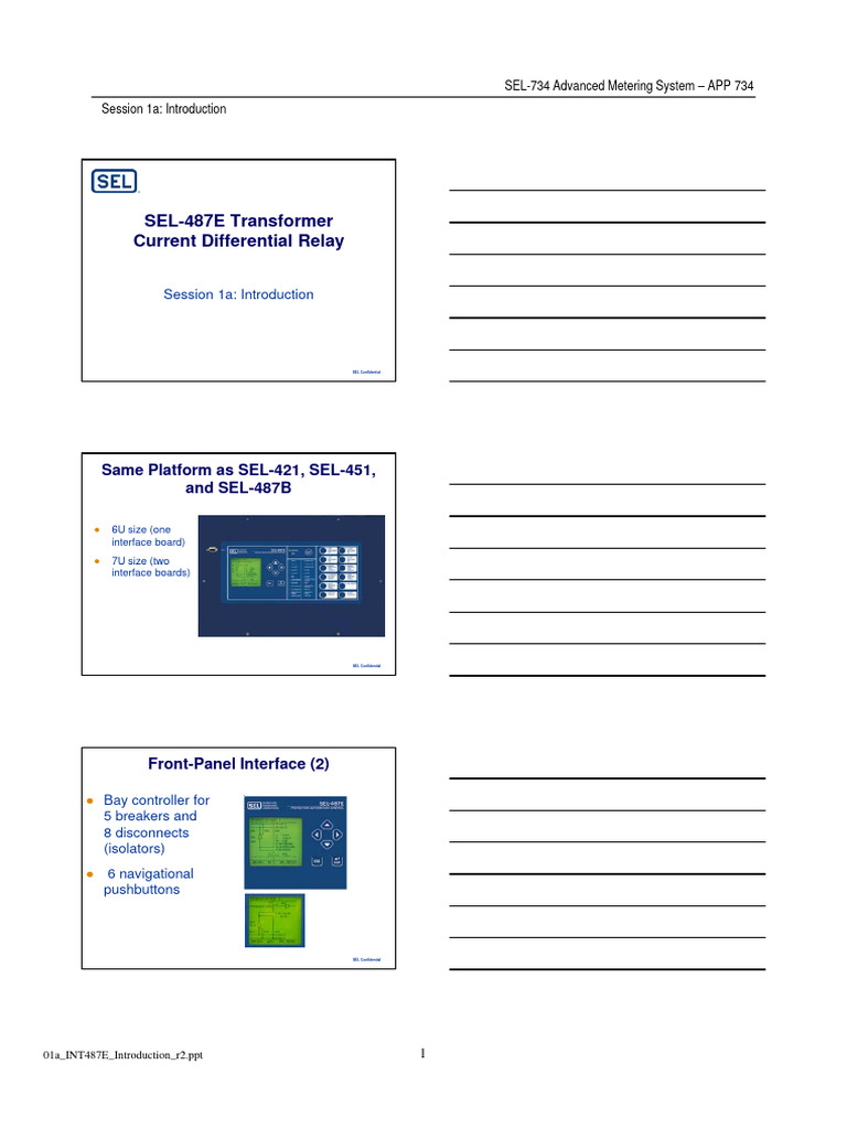SEL-487E Proteccion 87T | PDF | Transformer | Electrical Engineering