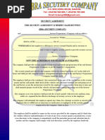 Sample Security Services Agreement | PDF | Security Guard | Employment