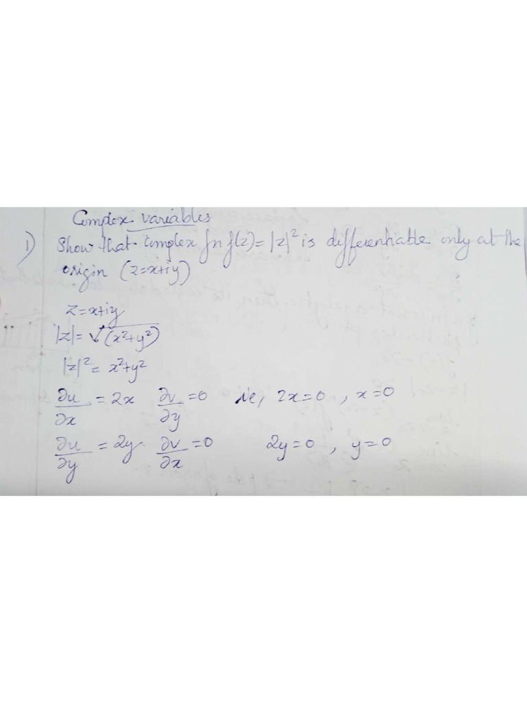 Complex Functions | PDF