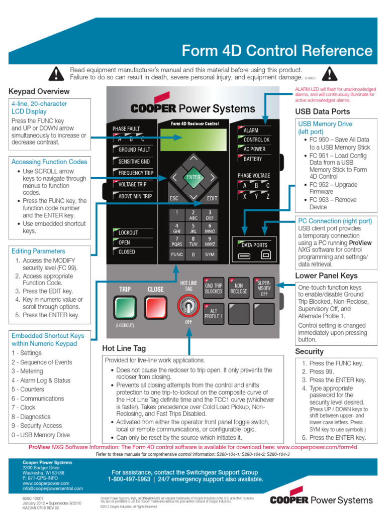Form 4D Control Reference: Keypad Overview USB Data Ports | PDF | Usb Flash Drive | Usb