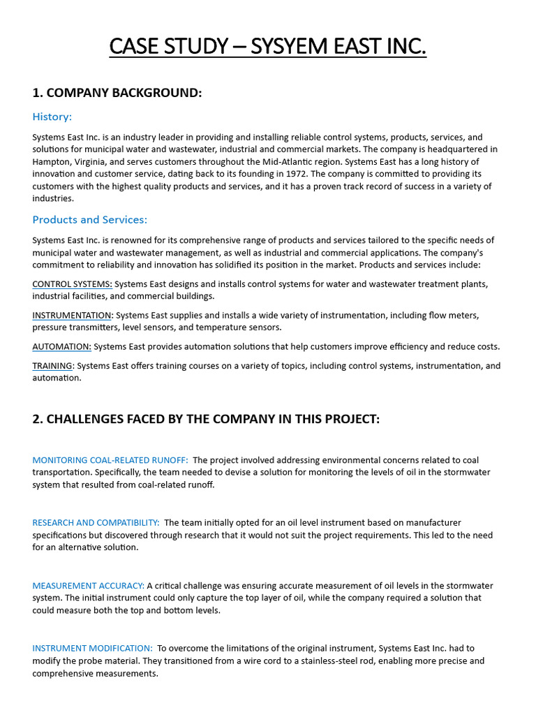 Mrunalini Vanka-System East Inc-Institute of Public Enterprise | PDF ...