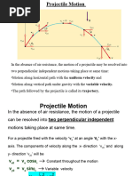 PROJECTILE_MOTION_PRACTICE_QUESTIONS | PDF | Projectiles | Acceleration