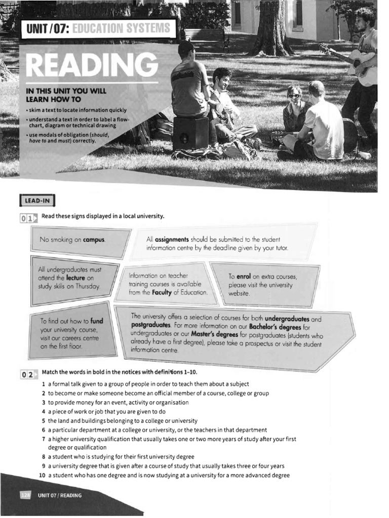 IE2 Reading Unit 7 | PDF