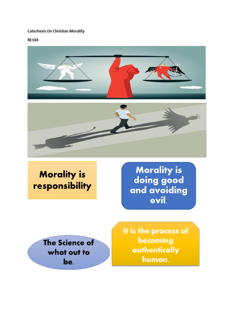 Notes On Catechesis On Christian Morality | PDF | Senses | Perception