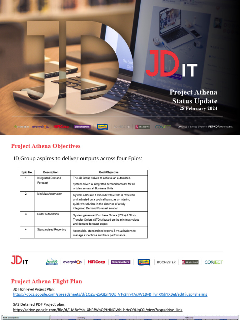 Project Athena Supersession | PDF | Information Technology Management | Information Technology