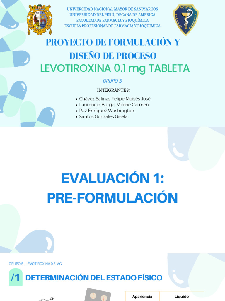 Laboratorio1 Subgrupo5 Semana5 | PDF | Química | Química Física