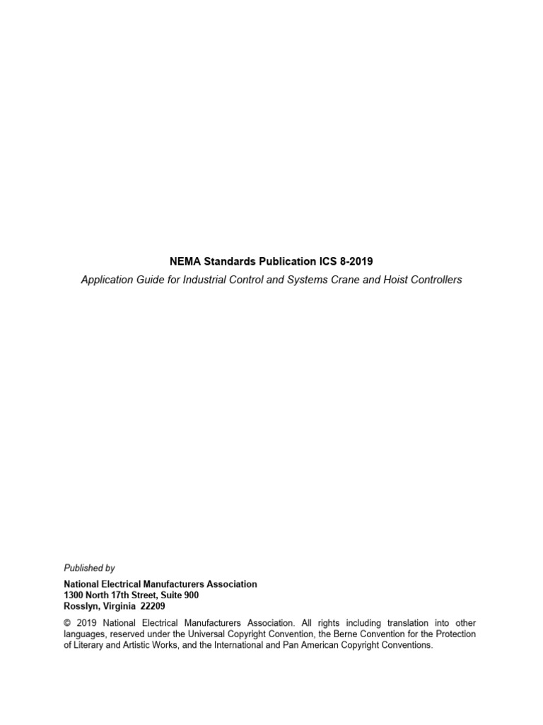 Nema Ics 8 2019 Watermarked - 2024-04-14 | PDF | Manufactured Goods ...