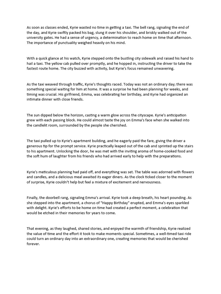 As Soon As Classes Ended | PDF