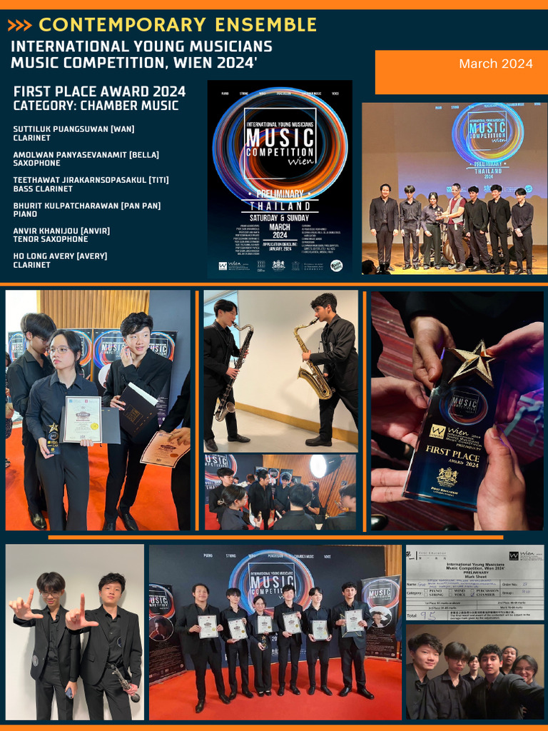 International Young Musicians Music Competition, Wien 2024' | PDF