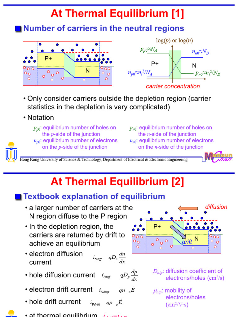 05 Derivation of The Ideal PN Junction Diode Equation | Download Free ...