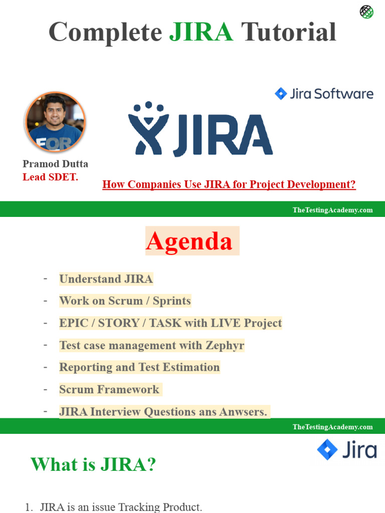 Complete JIRA Tutorial With Real Live Project - Part 1 | PDF | Agile Software Development ...