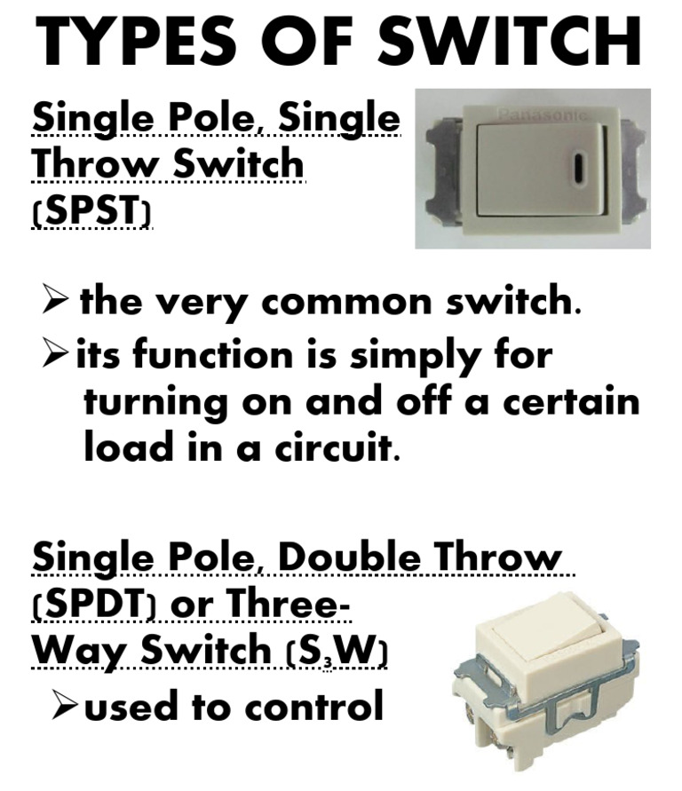 Types of Switch | PDF