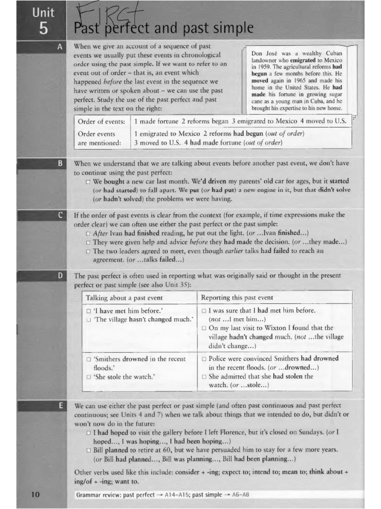 Past Perfect X Past Simple Adv | PDF