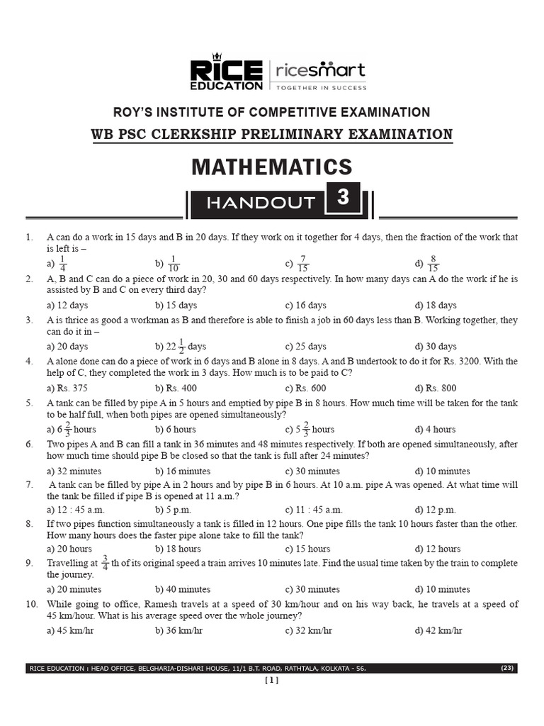 Math Handout 3 (Q) | PDF | Speed Math Handout 3 (Q) | PDF | Speed